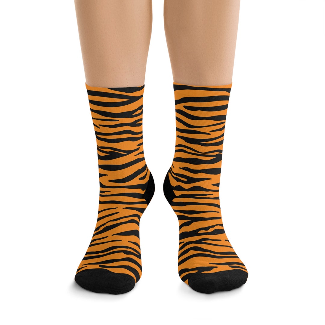 Tiger Stripe Socks - Etsy