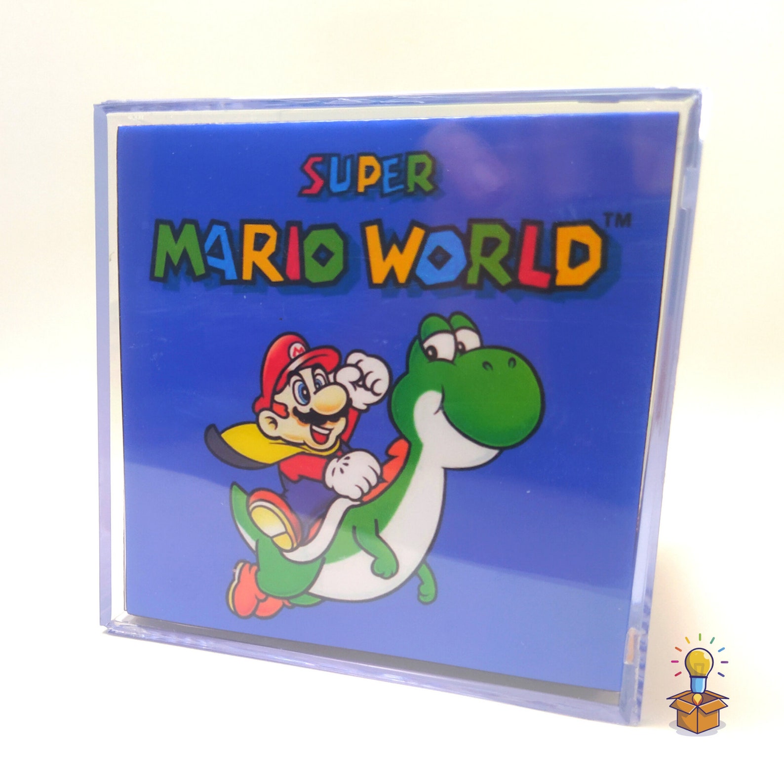 Super Mario World | 3D Diorama Cube | TEMPLATE - Etsy