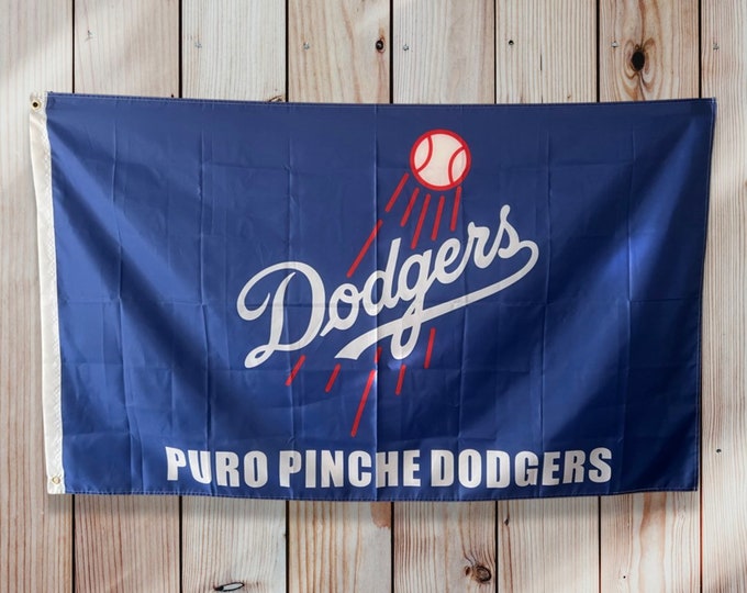 3ftx5ft Team Flag Dodgers Wall Banner - Etsy