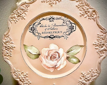 Painted Silverplate - Etsy