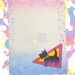Choose 1 or 2x Lisa Frank Vintage Rainbow PAINT SPLATTER FRAME Scottish ...