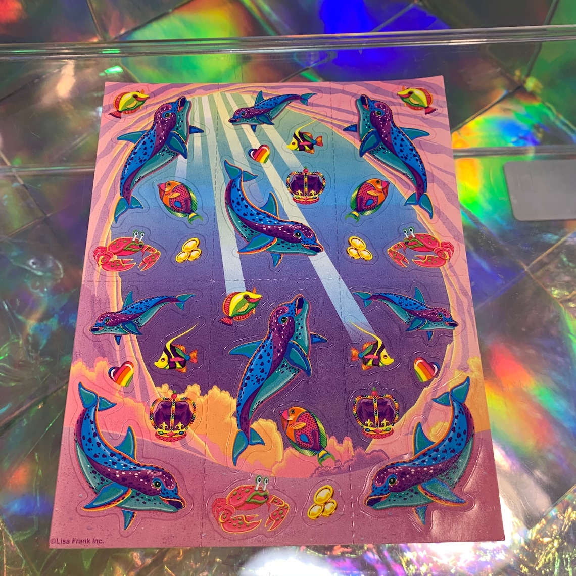 S365 Vintage 90s Lisa Frank Leopard Spotted Dolphin Majestic - Etsy