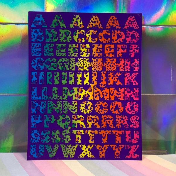 Lisa Frank Letters - Etsy