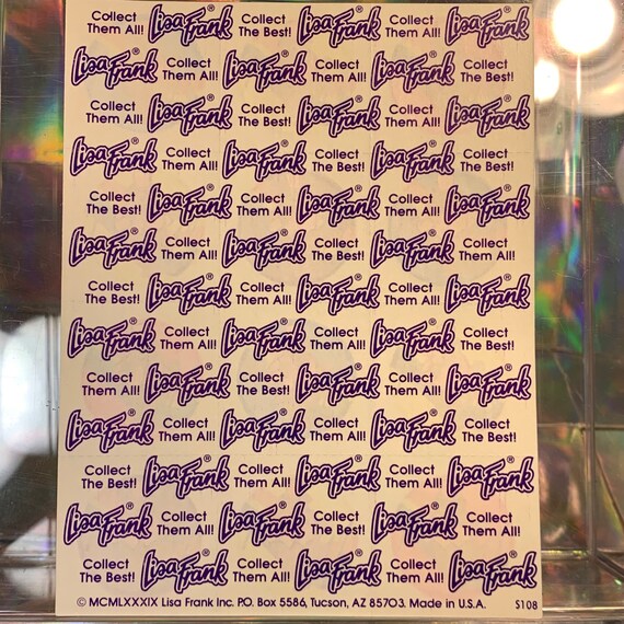 Stickers Paper Vintage Lisa Frank Dancing Bears Rainbows Music Notes ...