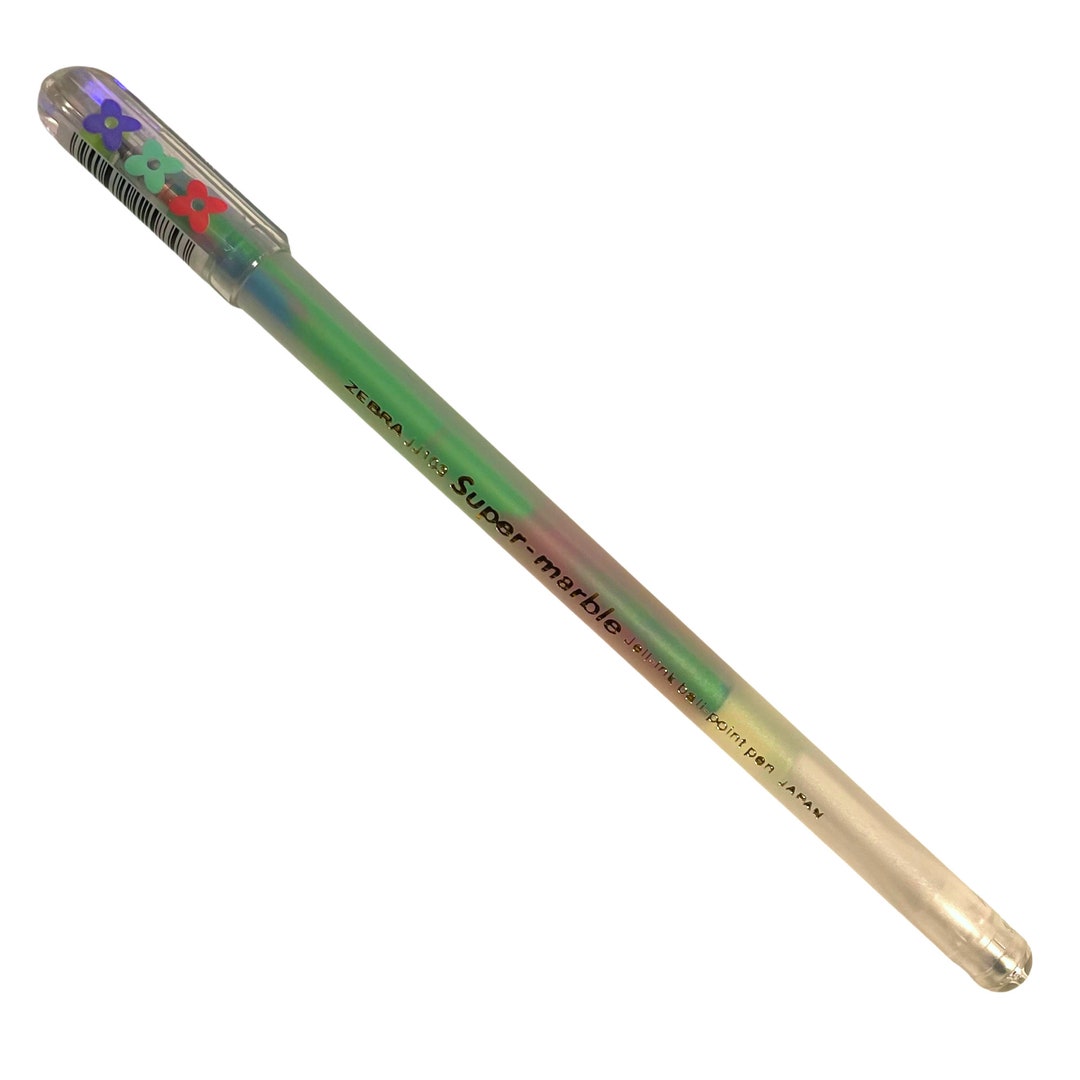 90s Vintage Zebra Super Marble Gel Pen BGR EX-JJ03-Q3 Jell-ink - Etsy