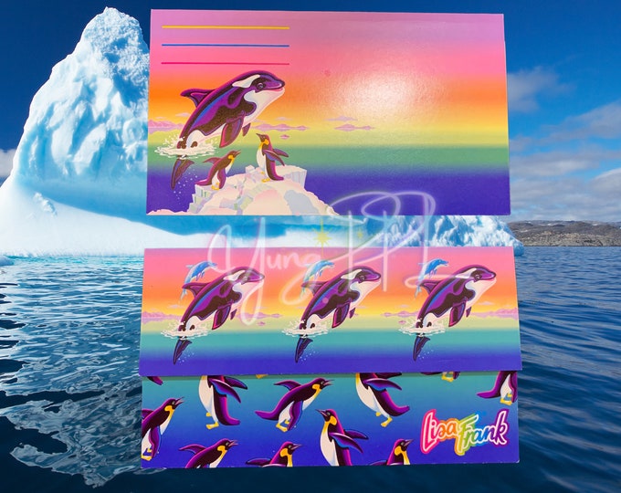 Lisa Frank 90s Vintage MAX SPLASH the Orca Whale POSTALETTE - Etsy