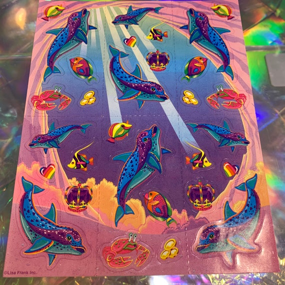 S365 Vintage 90s Lisa Frank Leopard Spotted Dolphin Majestic | Etsy
