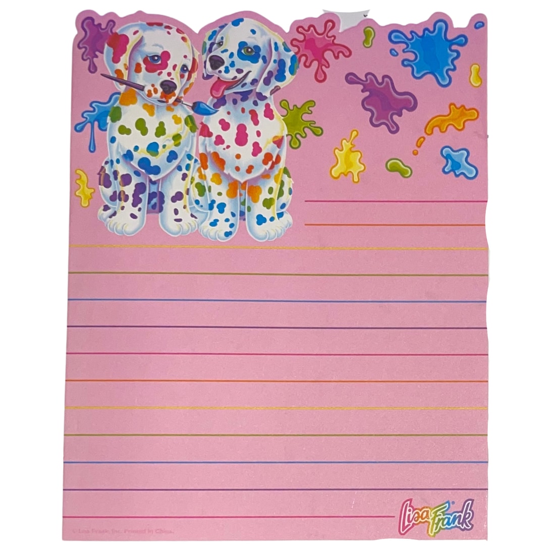 2x Stationery Sheets Lisa Frank Spottie & Dottie Rainbow Spotted ...