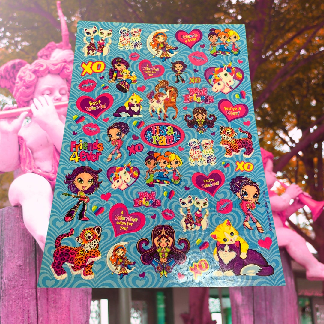 One Lisa Frank Y2k Vintage Complete Valentine's DAY - Etsy