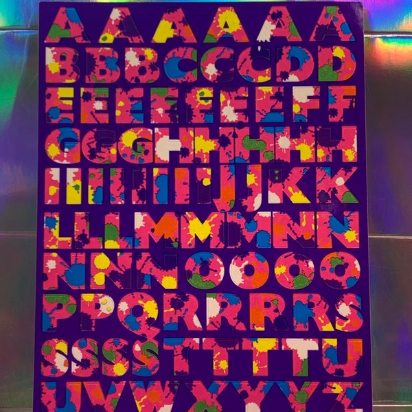 Lisa Frank Letters - Etsy