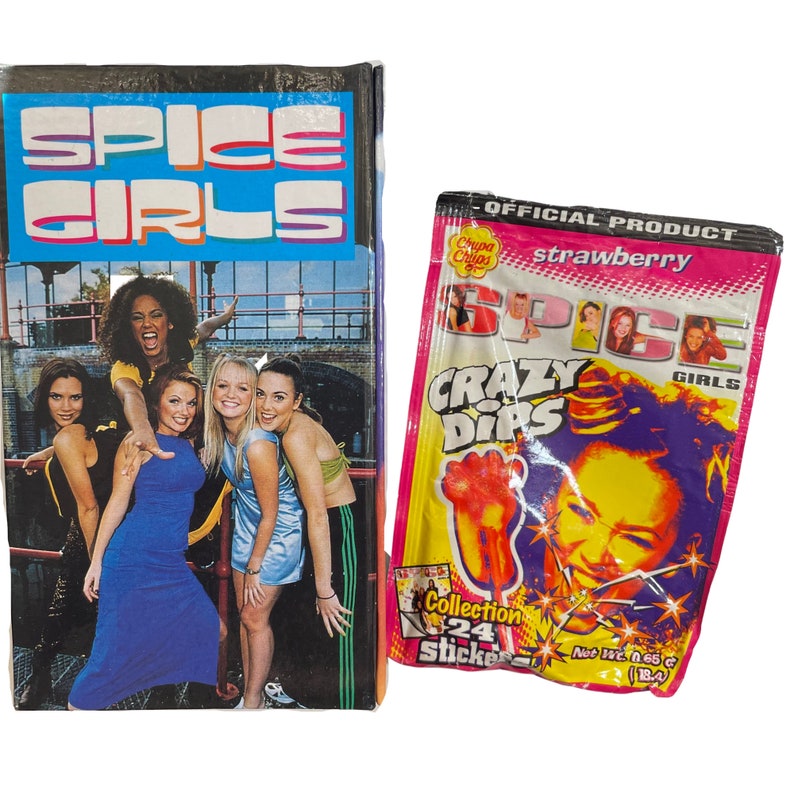 Spice Girls Vintage Chupa Chups Crazy Dips Scary Posh Baby Sporty ...