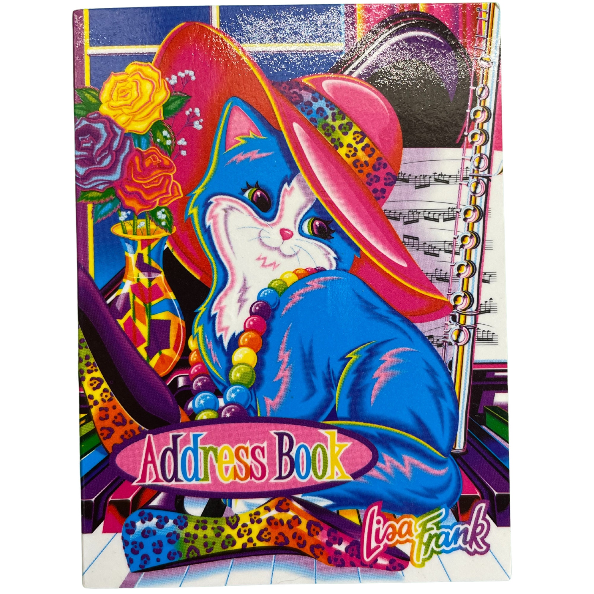 Lisa Frank 90s Vintage Address Book featuring Miss Furonica | Etsy