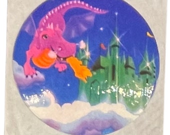 Lisa Frank Dragon - Etsy