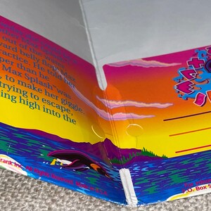 HTF Vintage Lisa Frank Max Splash & minnie minie the Orca Whales Double ...