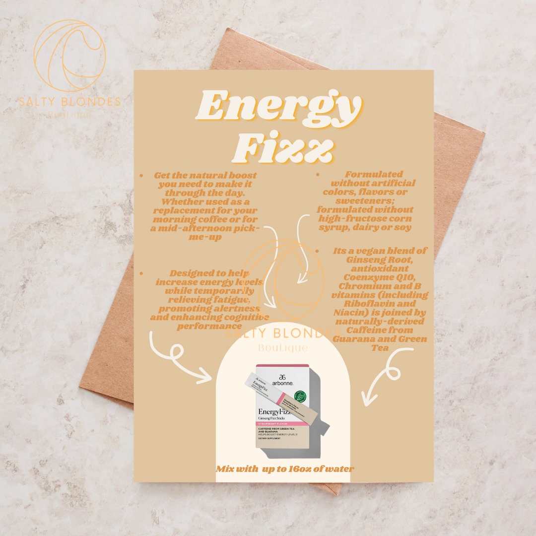 Arbonne Fizz Graphic| Card | PNG | Digital Download - Etsy