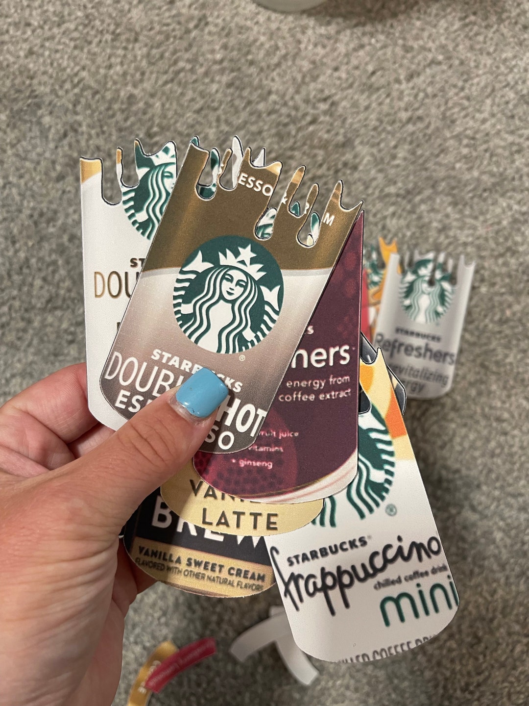 Starbucks Drip Can Cutouts Grab Bag | Custom Sizes | Freshie Cardstock ...