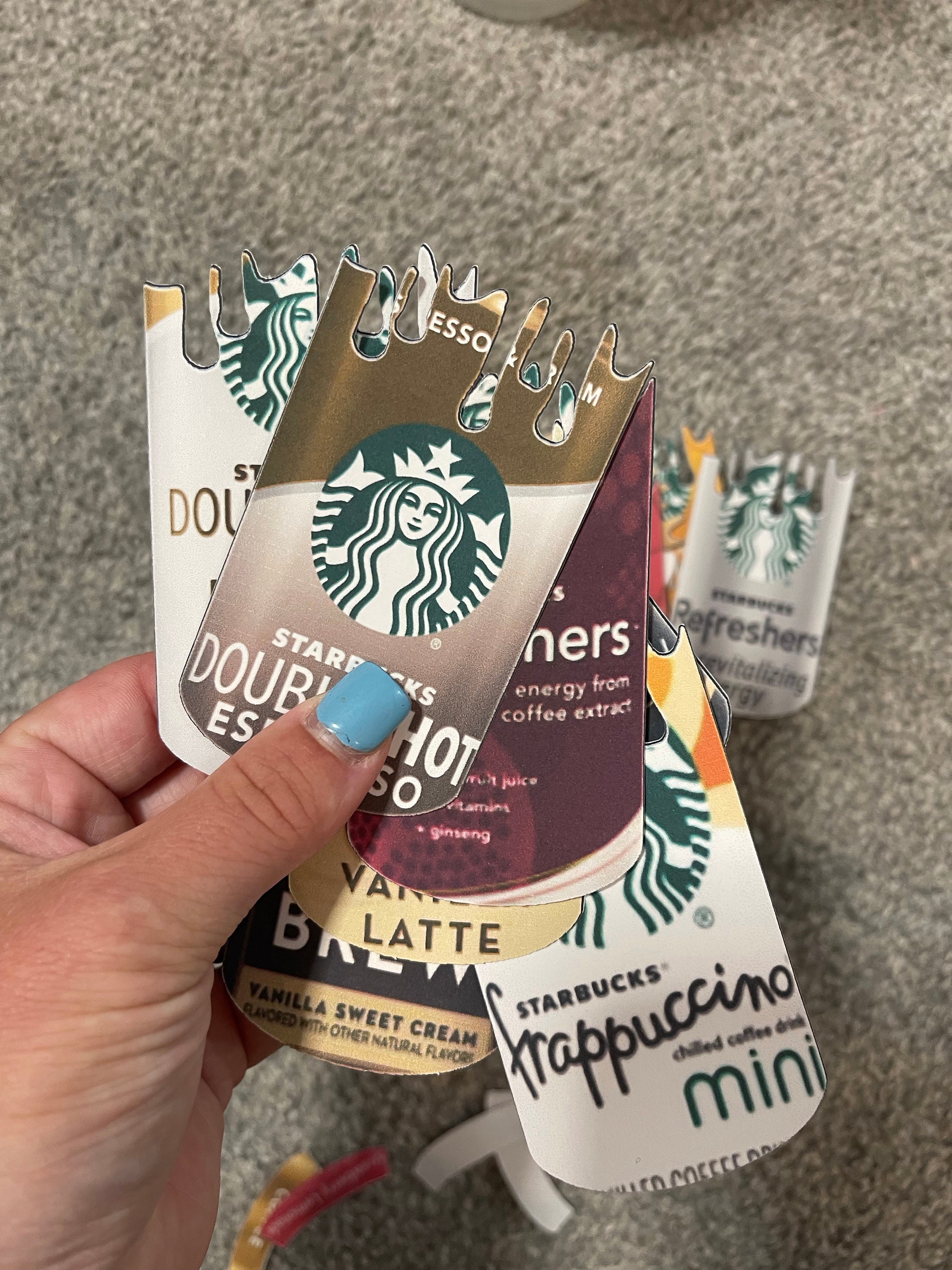 Starbucks Drip Can Cutouts Grab Bag | Custom Sizes | Freshie Cardstock ...