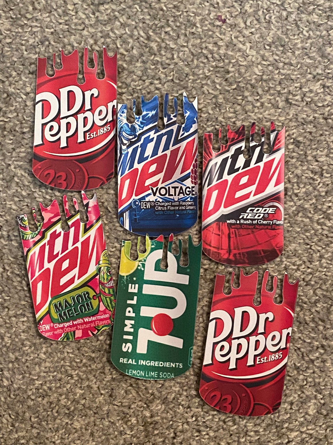 Pop Drip Can Cutouts Grab Bag | Custom Sizes | Freshie Cardstock | Car ...