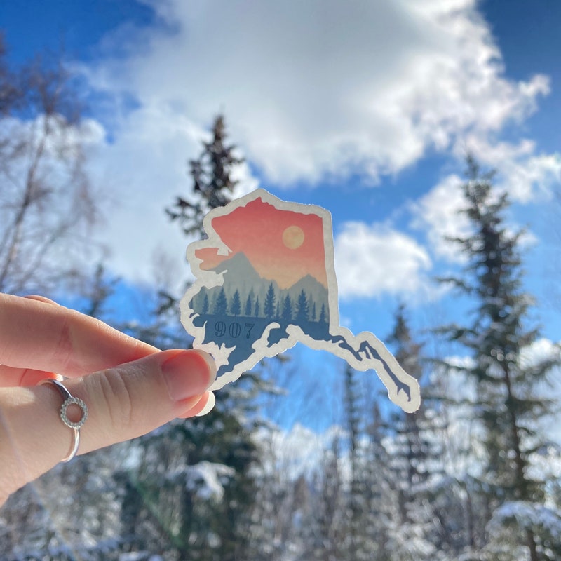 Alaska Car Decal - Etsy