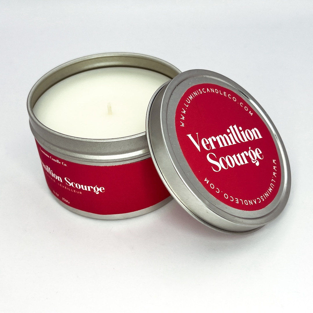 Vermillion Scourge: Alisaie Leveilleur FFXIV Inspired Candle - Etsy