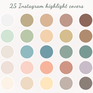 25 Natural Boho Color Instagram Highlight Covers, Instagram Story ...