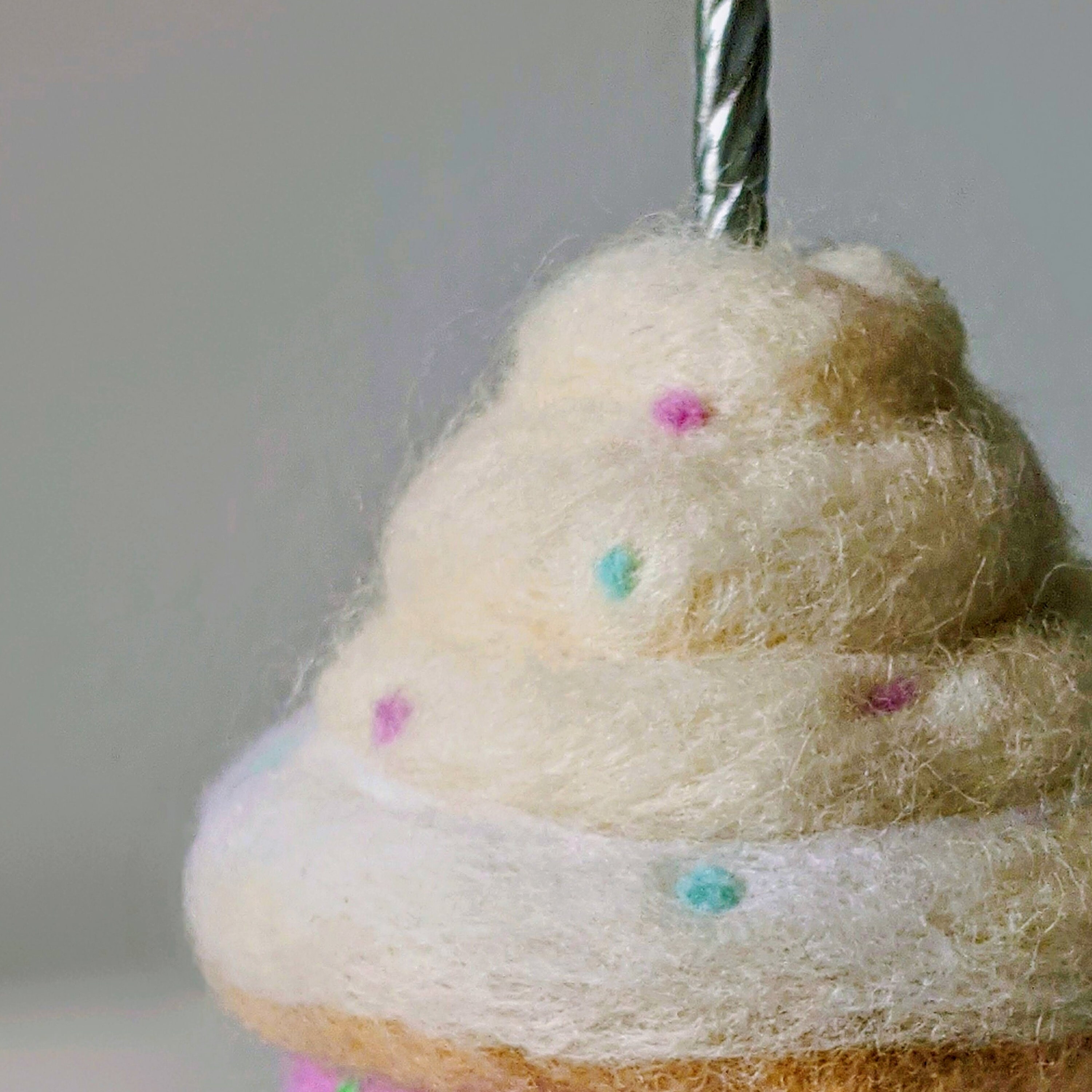 Needle Felted Cupcake - Etsy