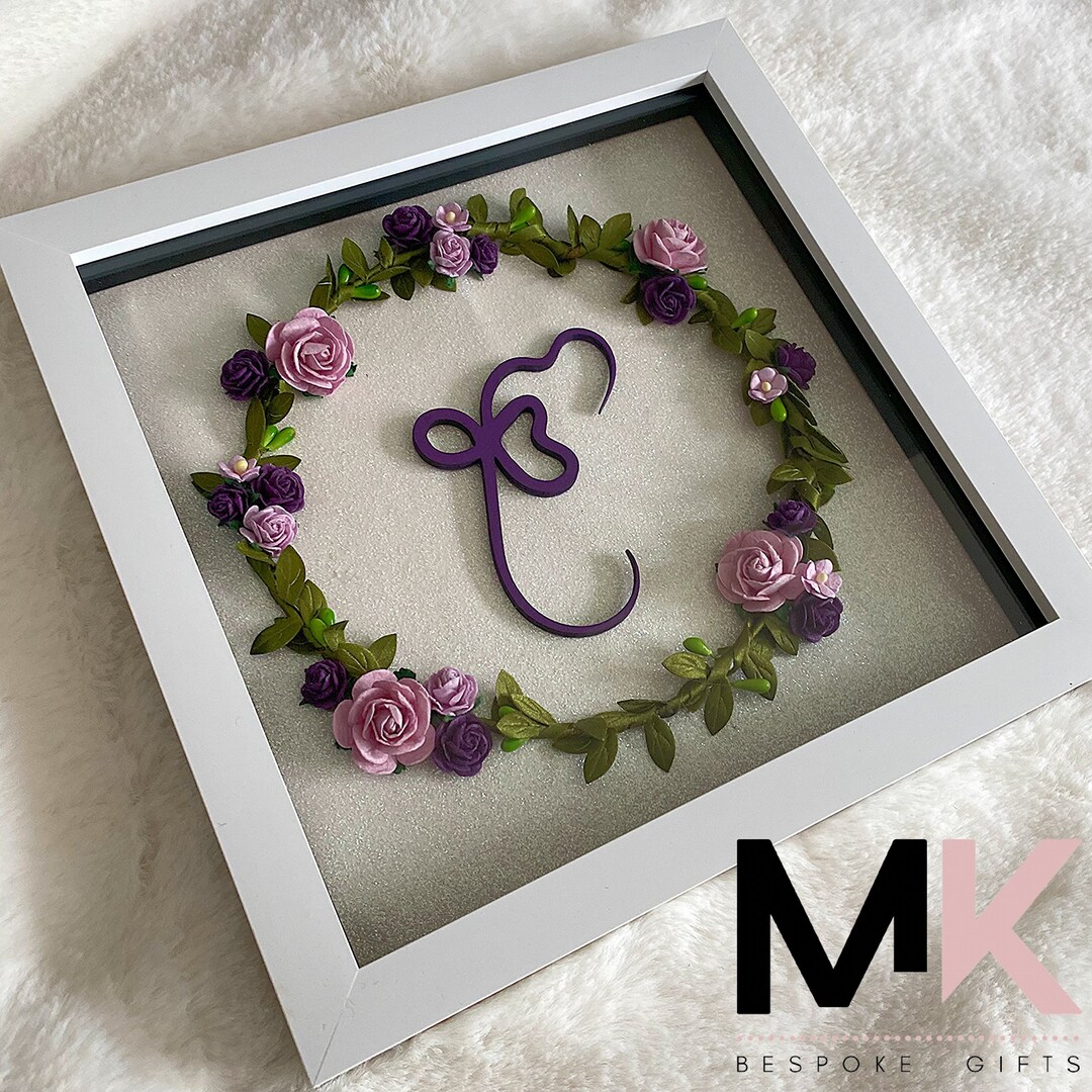 Floral Wreath Ik Onkar Shadow Box Frame Sikh Art Gift - Etsy UK