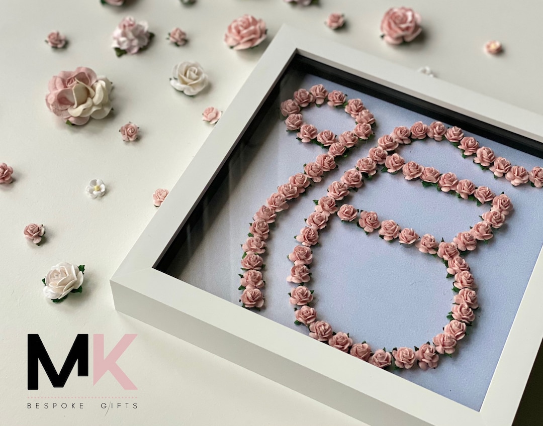 Floral Ik Onkar Shadow Box Frame | Sikh Art | Silh Gift | Punjabi Gift ...