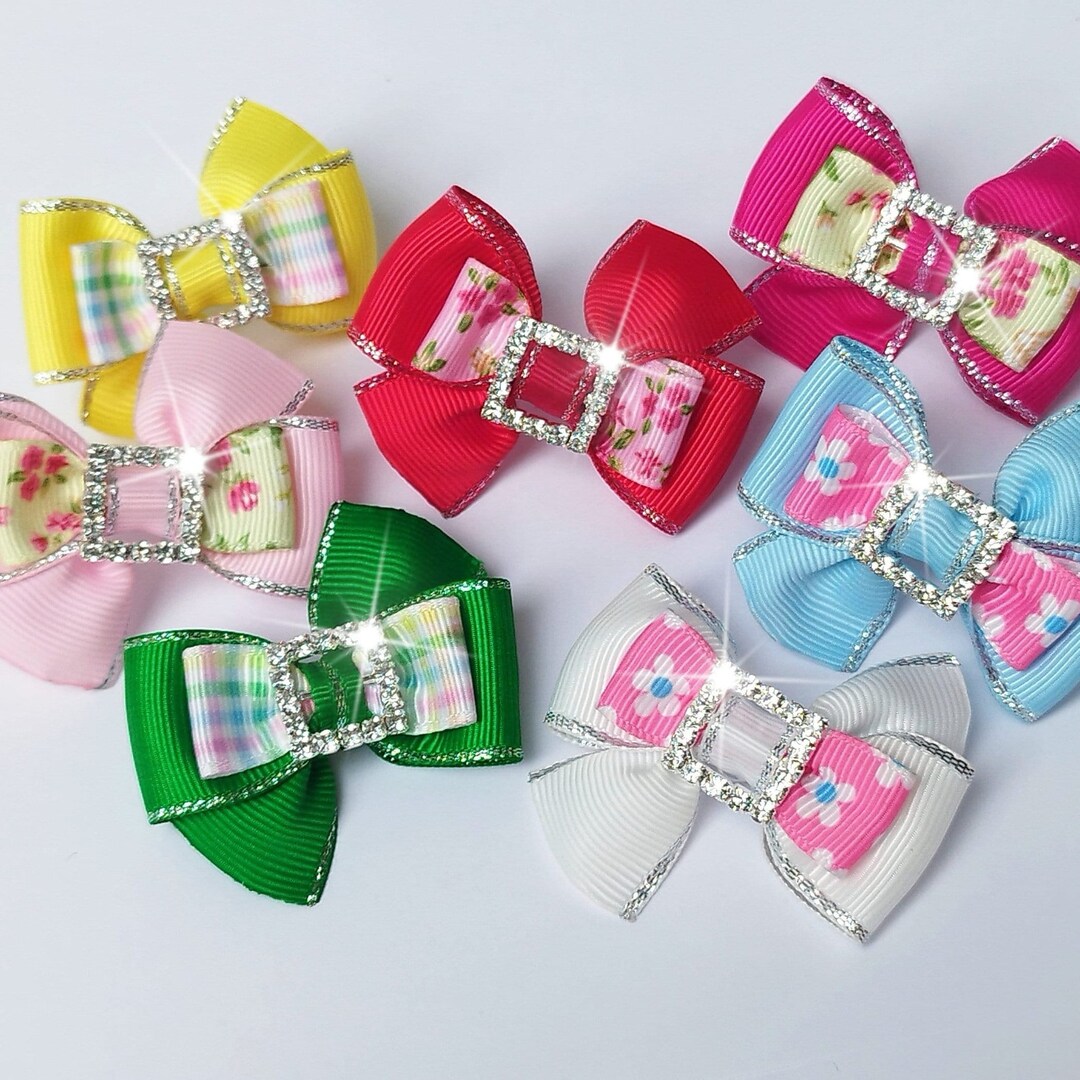 Dog Hair Bow, Dog Top Knot Bows, Bows for Yorkie, Maltese, Poodle Pet ...