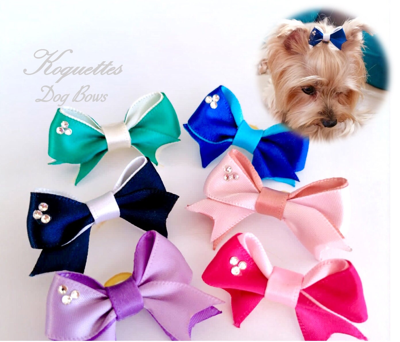 Lazo para perro clip de pelo para mascotas lazo para perro - Etsy México