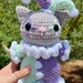Crochet Jester Kitty and Bunny Pattern. Crochet Jester Bunny. Crochet ...