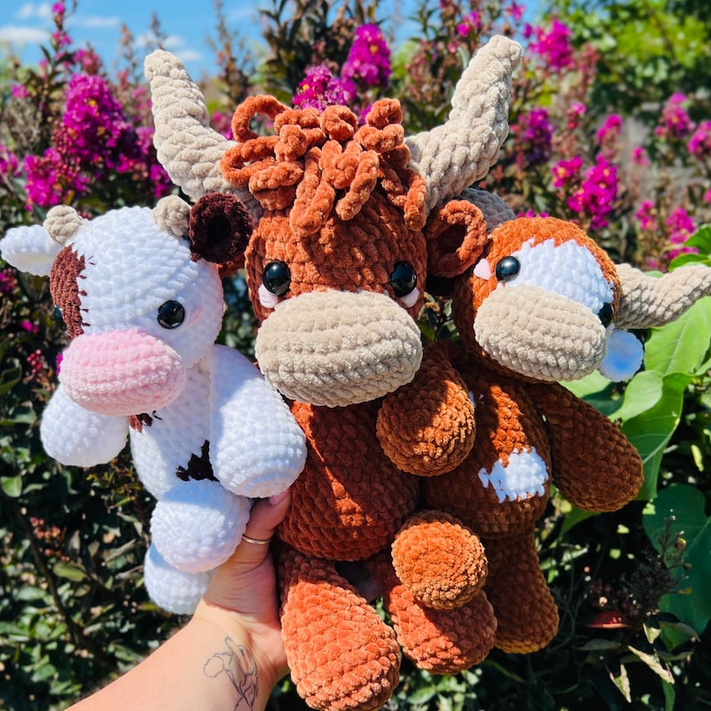 Crochet Longhorn - Etsy