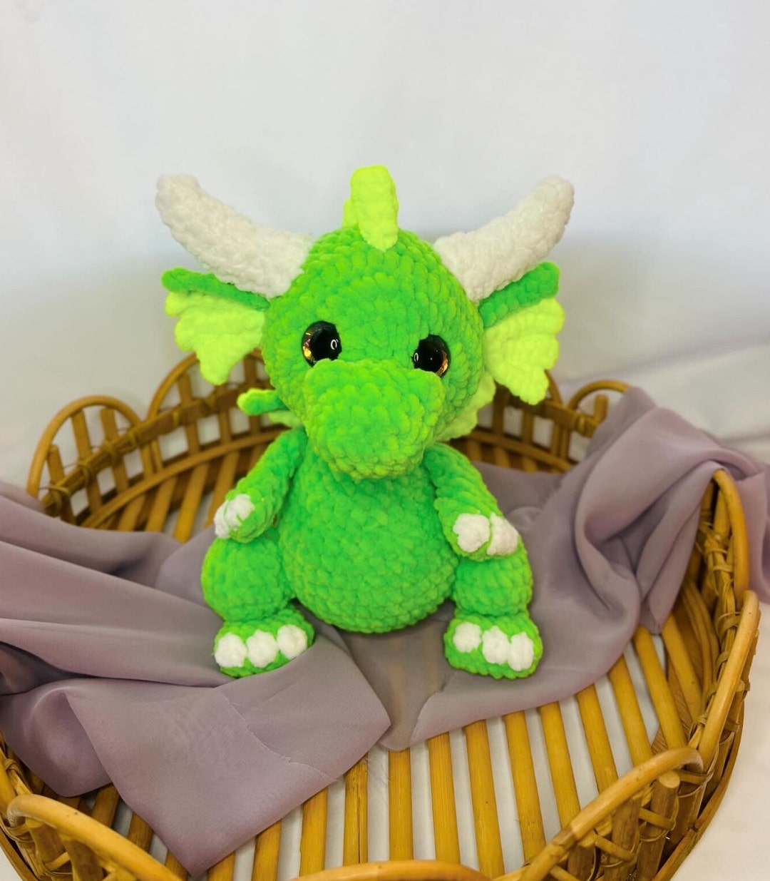 Crochet Dragon Pattern. Kaida the Dragon. - Etsy