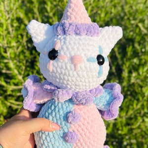 Crochet Jester Kitty and Bunny Pattern. Crochet Jester Bunny. Crochet ...