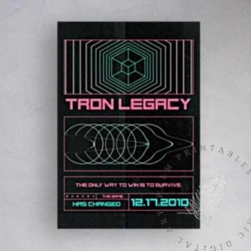 Tron Poster - Etsy