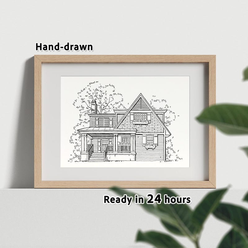 House Drawing Sketch Gift - 60+ Gift Ideas for 2025