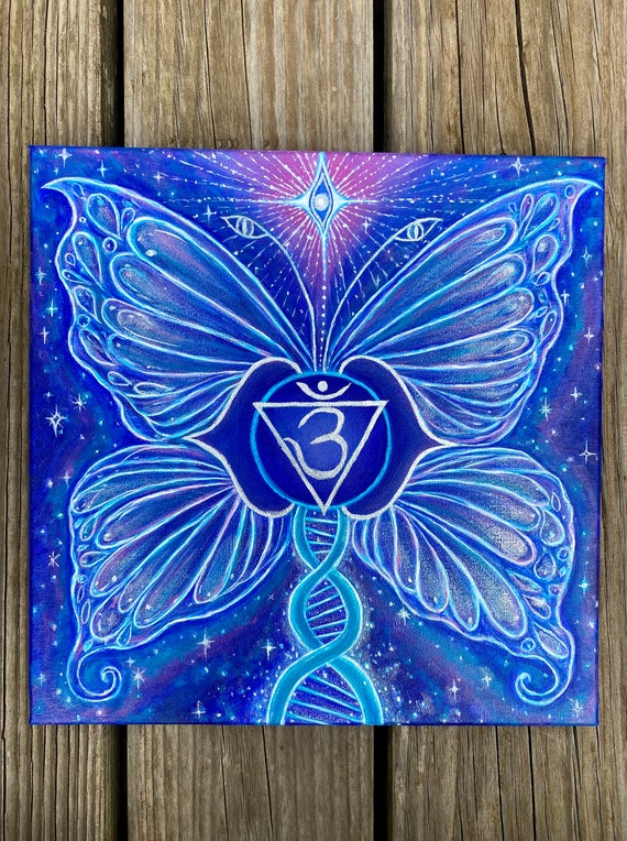 Ajna Chakra Painting Original Chakra Art Third Eye Chakra - Etsy