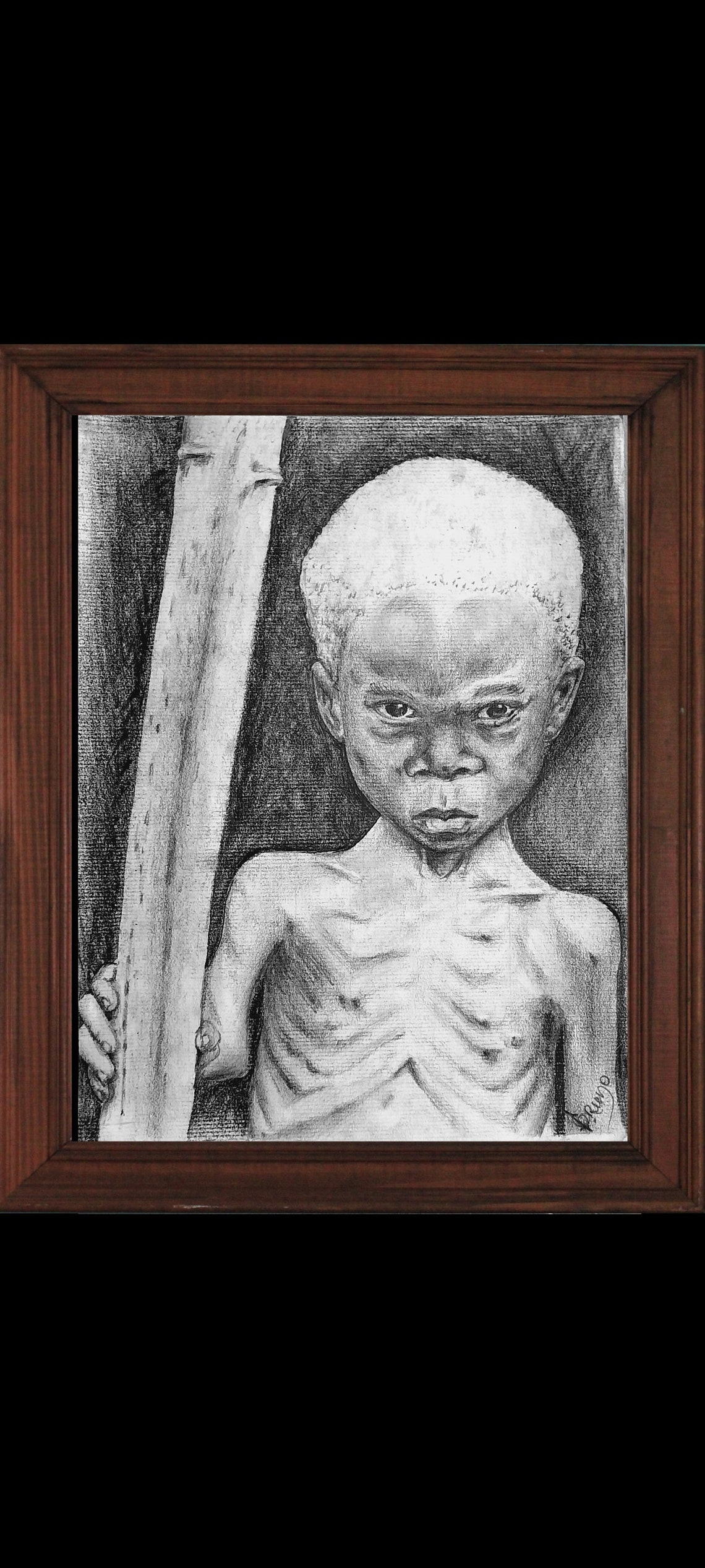 Graphite Memories of the Biafran Child - Etsy
