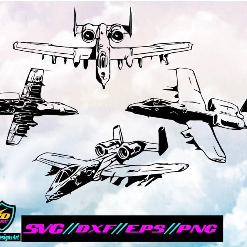 A10 Silhouette - Etsy