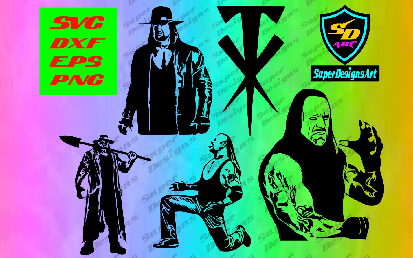Undertaker SVG WWE SVG Wrestling Svg Dxf Eps Png | Etsy
