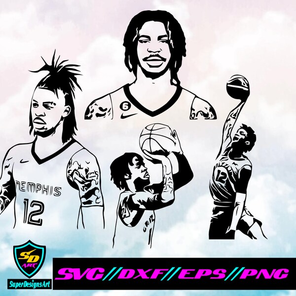 Ja Morant Vector Art - Etsy Australia