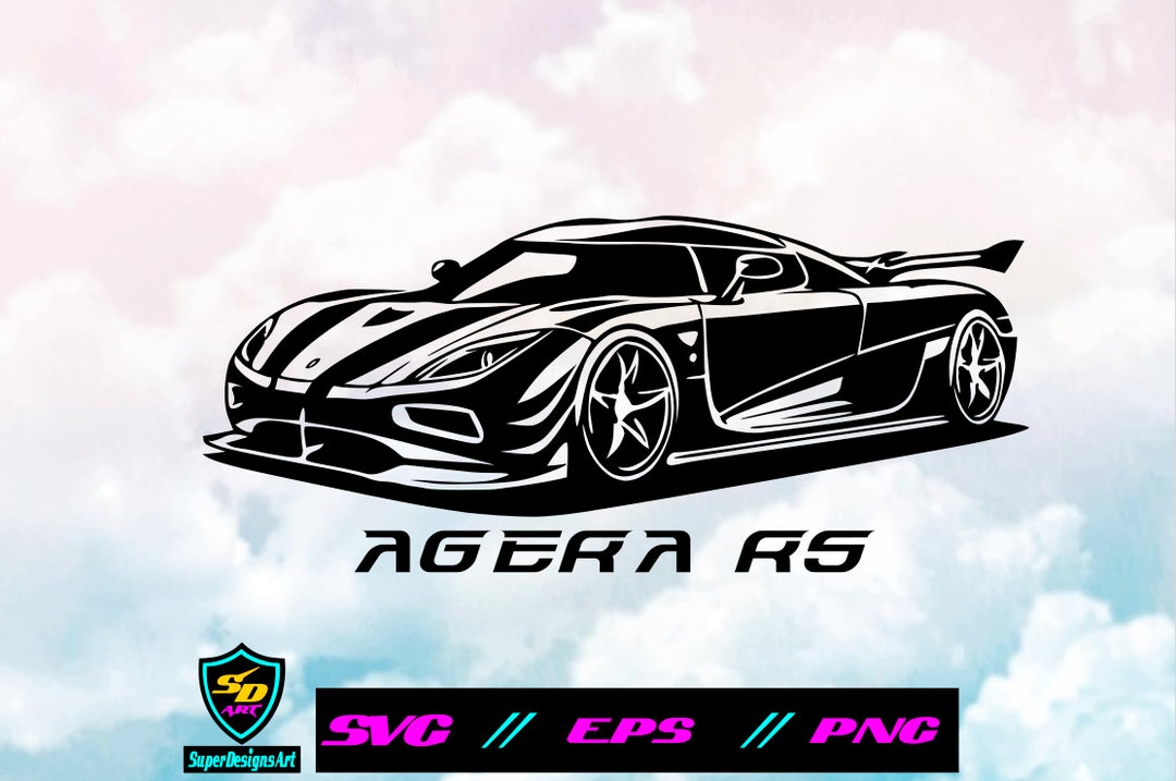 SVG Koenigsegg Agera RS Design Elements, Sports Car Svg, Race Car, Eps ...