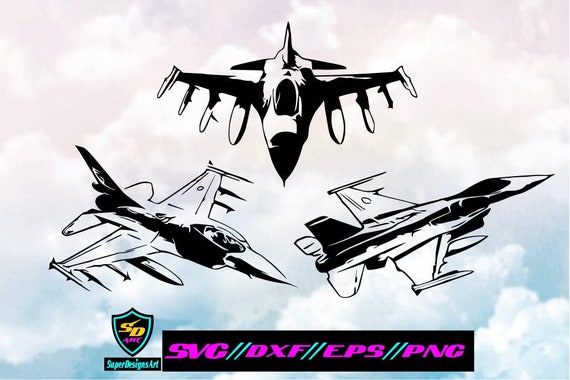 F-16 Fighter Jet SVG Military Air Craft Plane Army Plane - Etsy