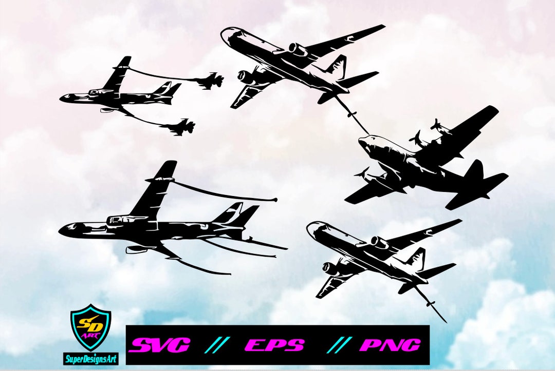 KC-46 Pegasus Svg, Military Air Craft Svg, Military Plane Svg, Dxf, Eps ...