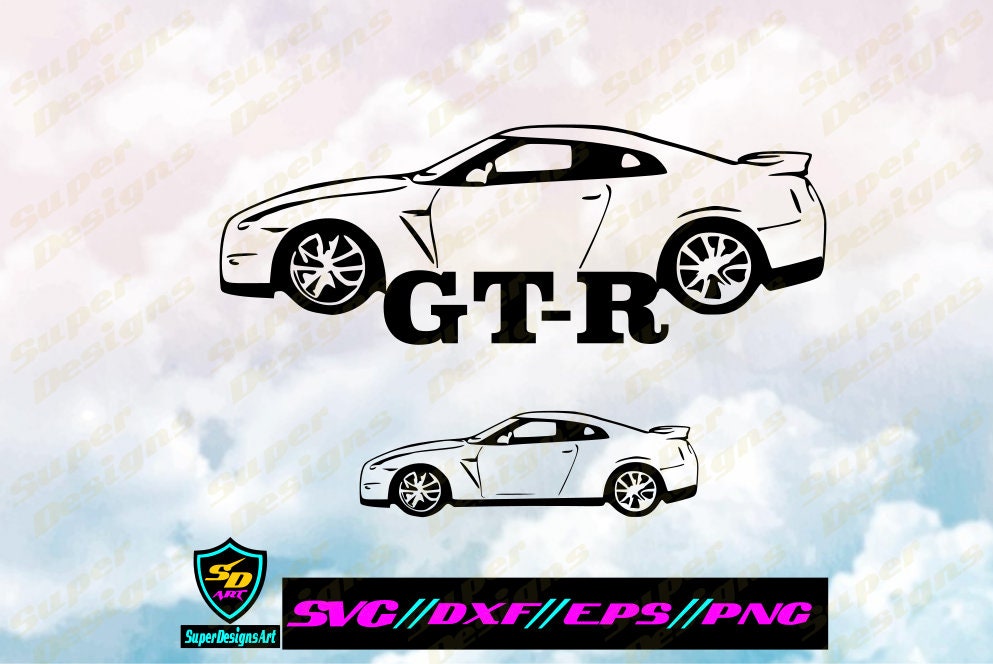 GT-R SVG JDM Sports Car Race Car / Svg Dxf Eps Png - Etsy UK