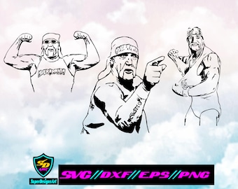 Hulk Hogan Svg File - Etsy