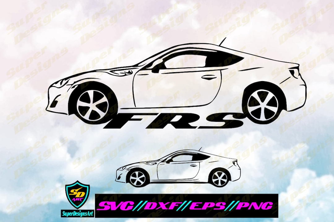 FRS Svg JDM Race Car Sports Car / Svg Dxf Eps Png - Etsy New Zealand