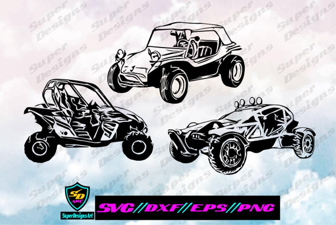 Dune Buggy SVG, Beach Buggy SVG, Off Road svg, Baja Buggy / svg, dxf ...