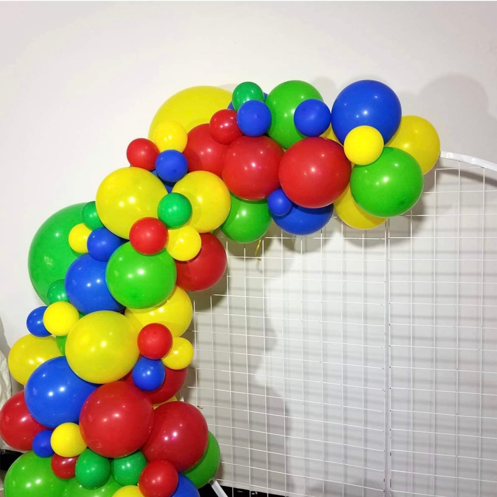Primary Color Balloon Garland Arch Kit Red Blue Green Yellow | Etsy