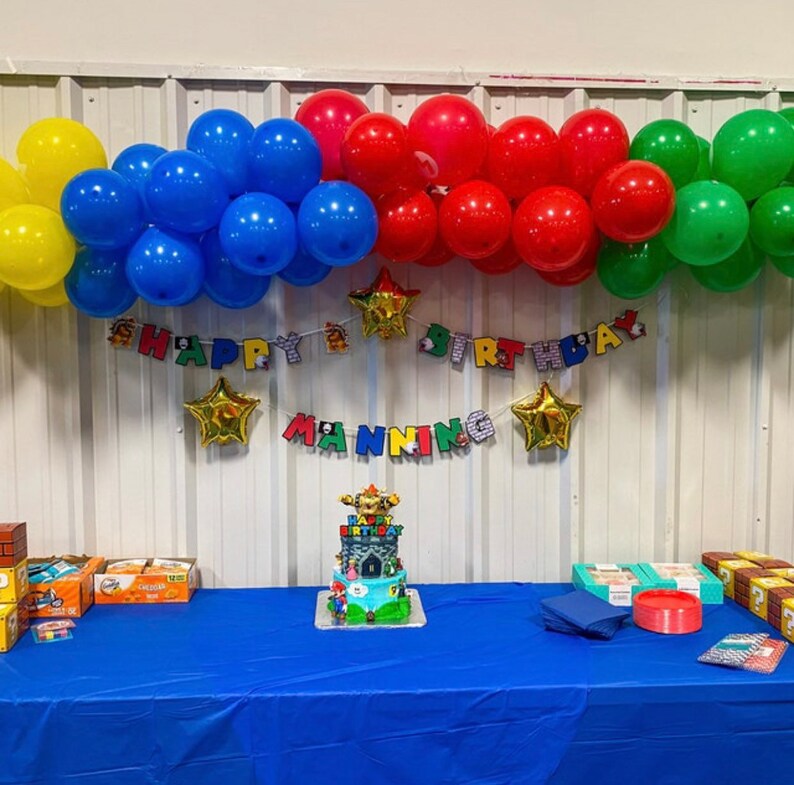 Primary Color Balloon Garland Arch Kit Red Blue Green Yellow - Etsy